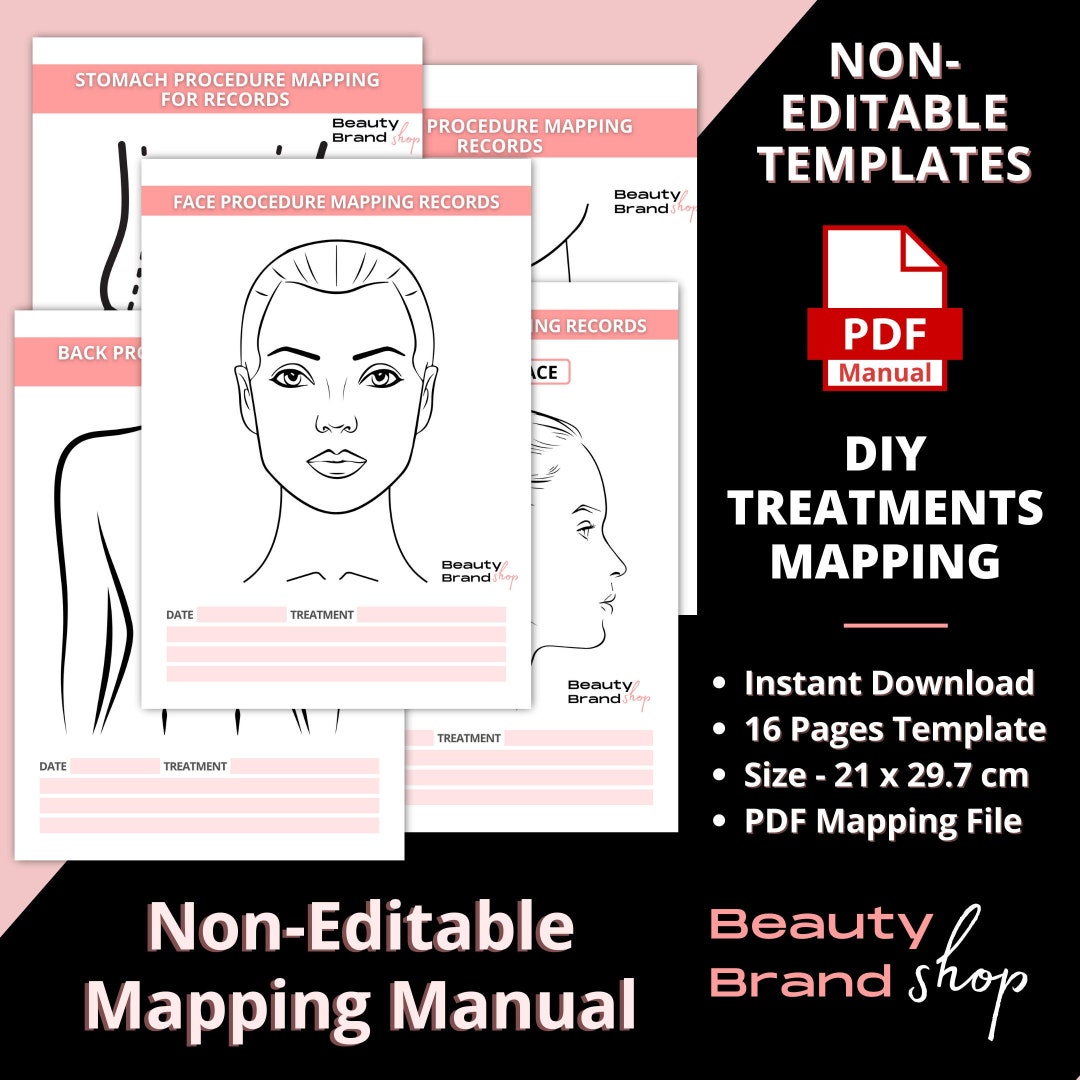 DIY Treatments Mapping, Treatment Manual, Mapping Records, Procedure ...