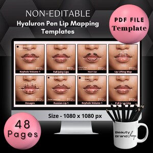 Lip Mapping, Hyaluron Pen Lip Mapping, Lip Map, Lip Blush Mapping, Lip ...