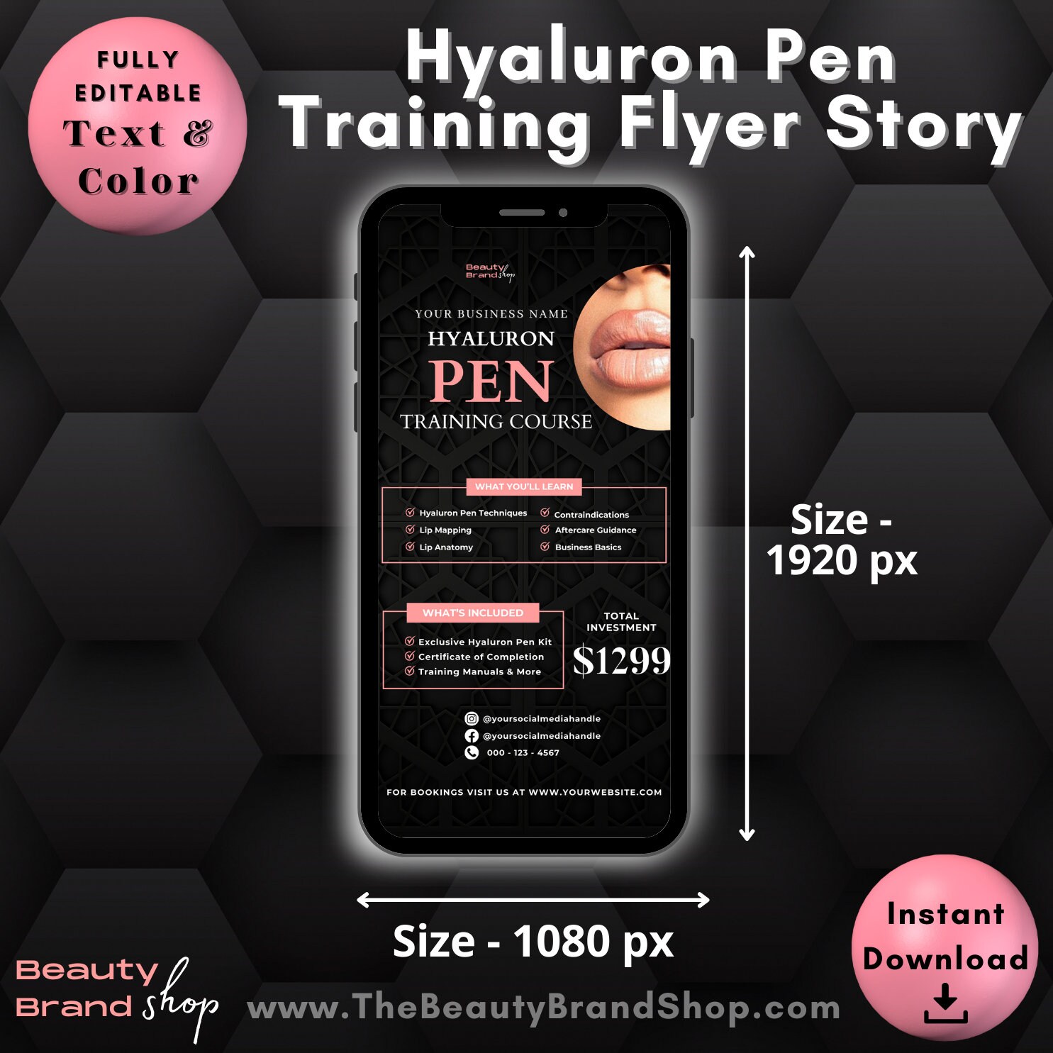 Hyaluron Pen Flyer Story, DIY Flyer Template Design, Hyaluron Pen ...