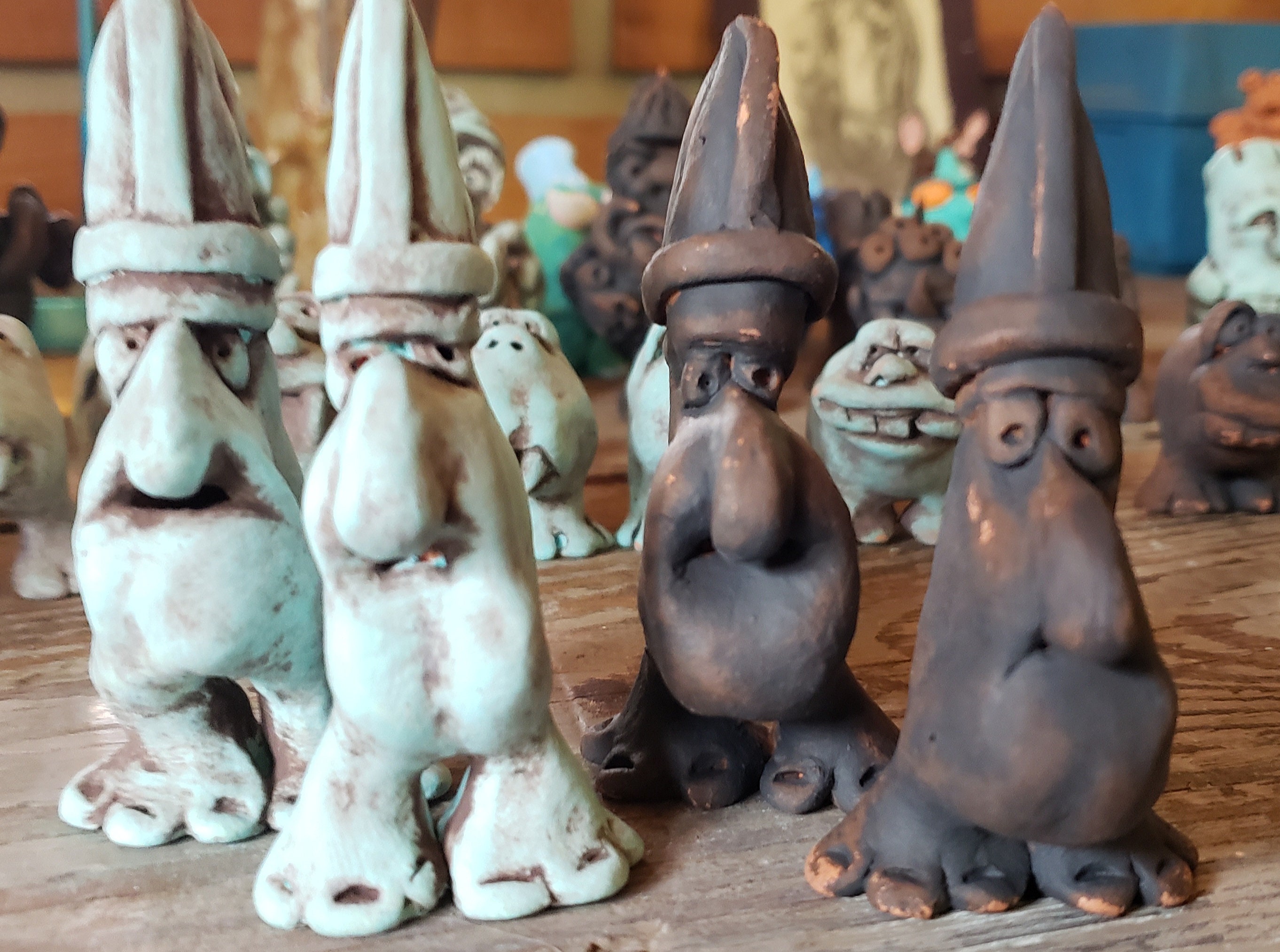 Clay Monster Chess Pieces - Etsy