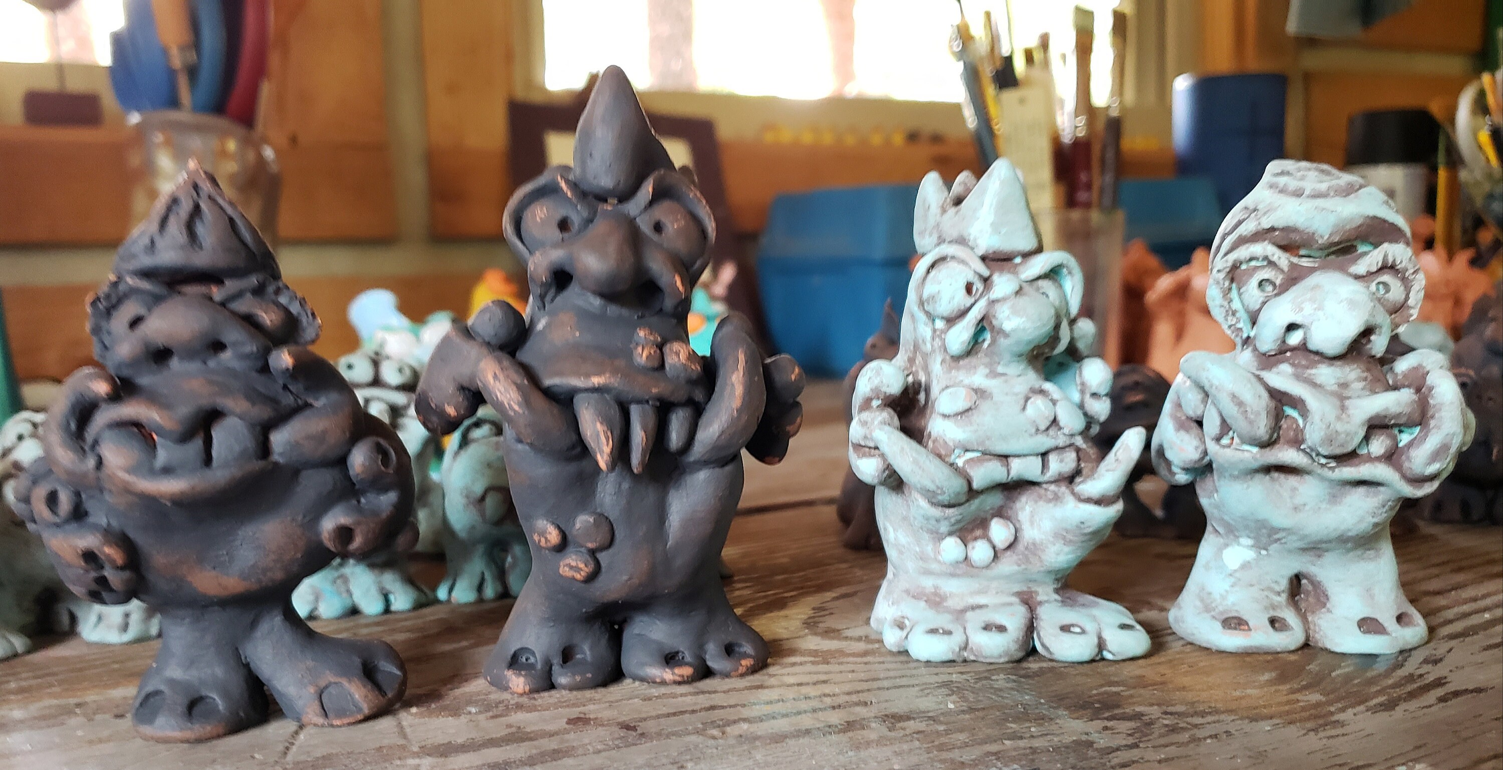 Clay Monster Chess Pieces - Etsy