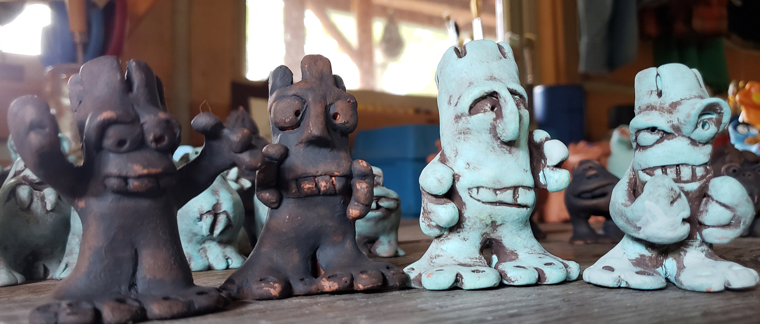 Clay Monster Chess Pieces - Etsy