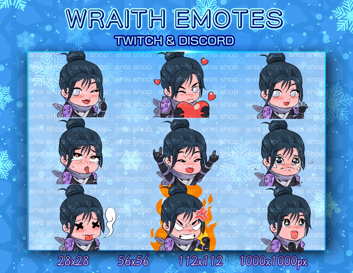 Apex Legends Wraith Emotes/ Apex Legends Wraith Cute/ Apex Legends ...