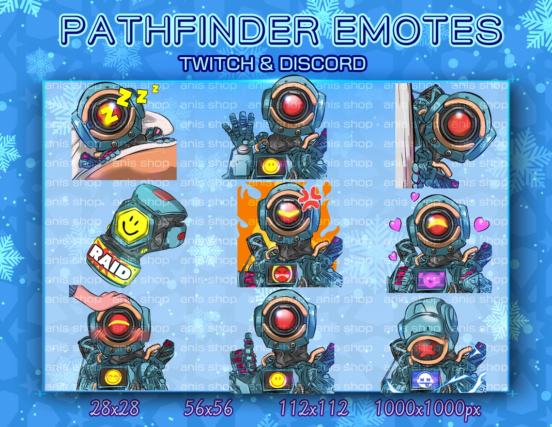 Apex Legends Pathfinder Emotes/ Apex Legends Pathfinder Cute/ Apex ...