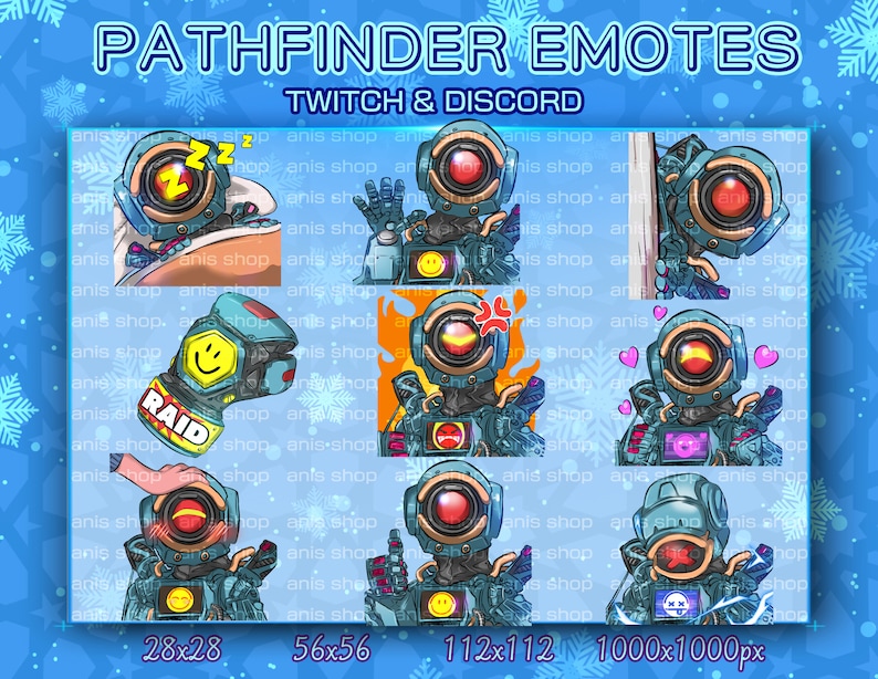 Apex Legends Pathfinder Emotes/ Apex Legends Pathfinder Cute/ Apex ...