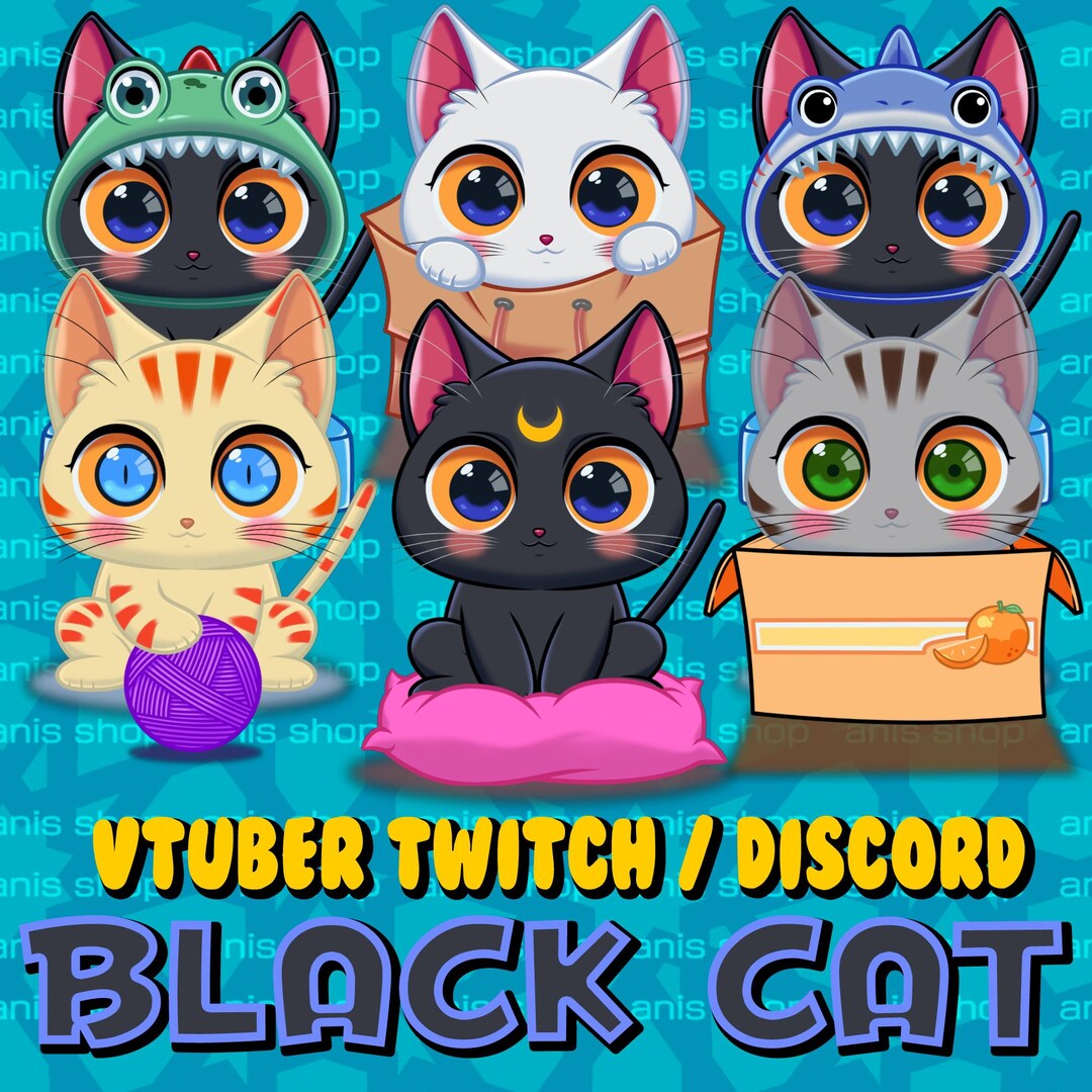 Live2d Vtuber Cute Cat / Vtuber Discord/ Vtuber Twitch/ Vtuber Model ...