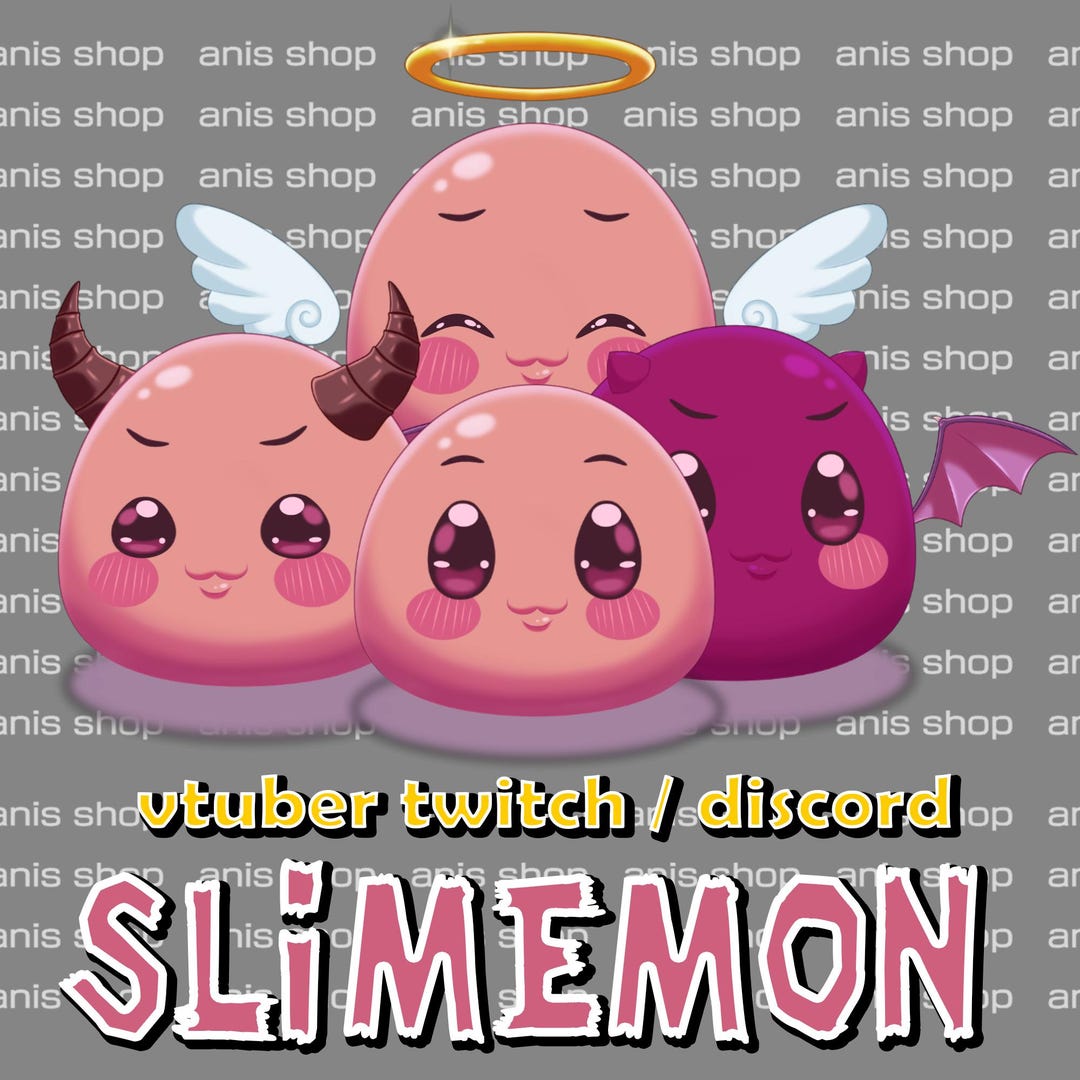 Live2d Vtuber Slime Monster / Vtuber Discord/ Vtuber Twitch/ Vtuber Model for Commercial ...