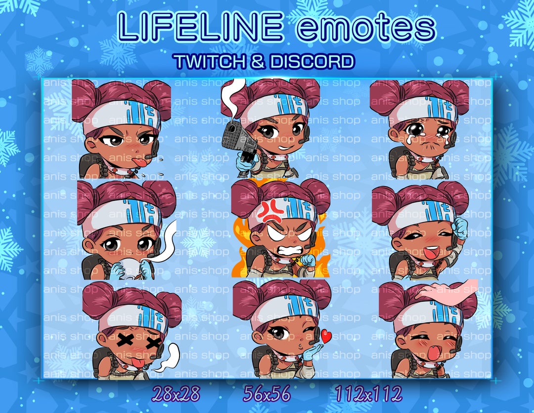 Apex Legends Lifeline Emotes/ Apex Legends Lifeline Cute/ Apex Legends ...