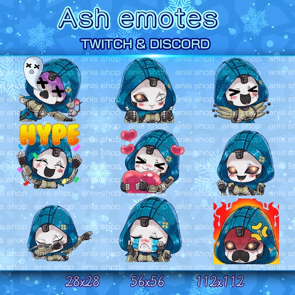 Ash Emotes - Etsy