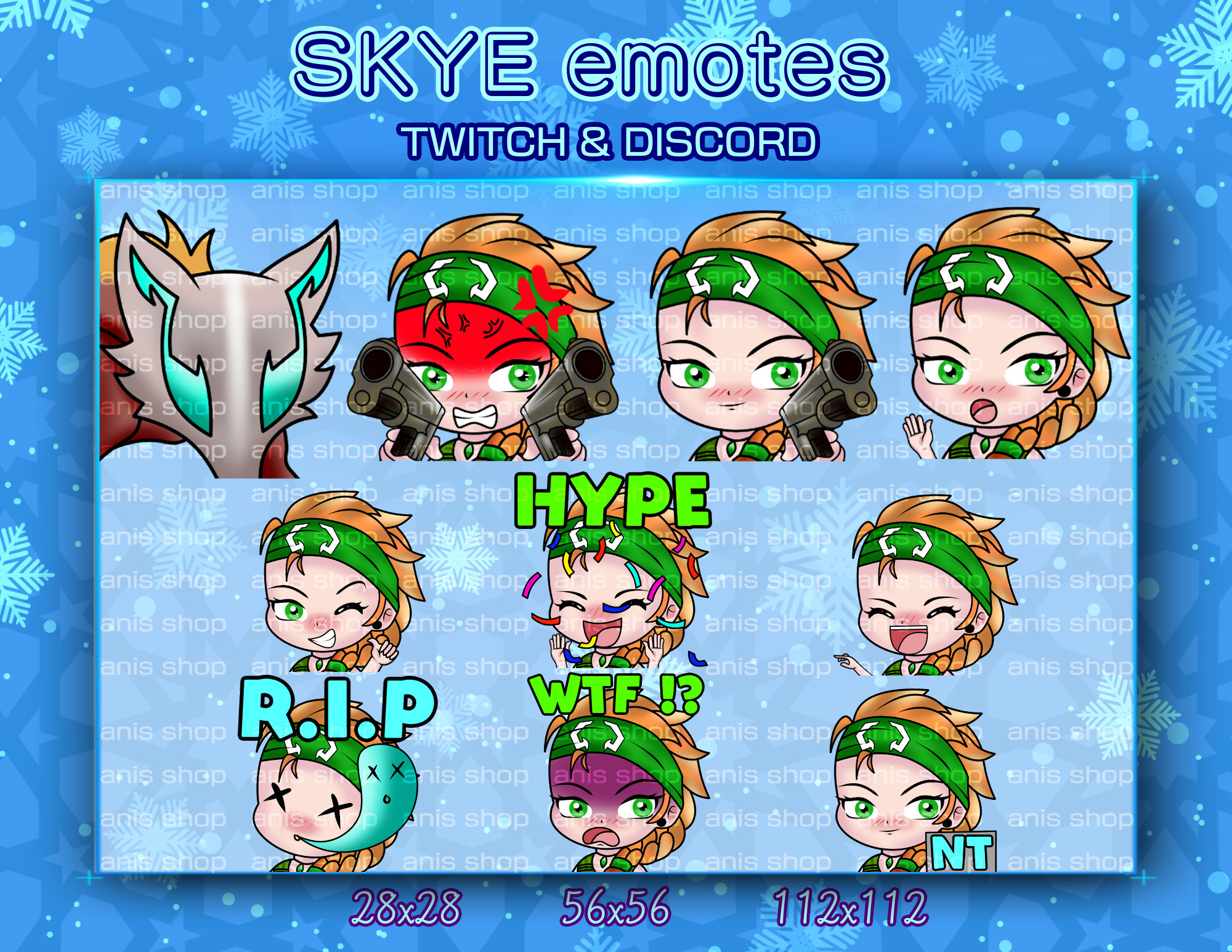 Valorant Skye Emotes Valorant Skye Cute Valorant Skye Chibi Etsy Hong Kong
