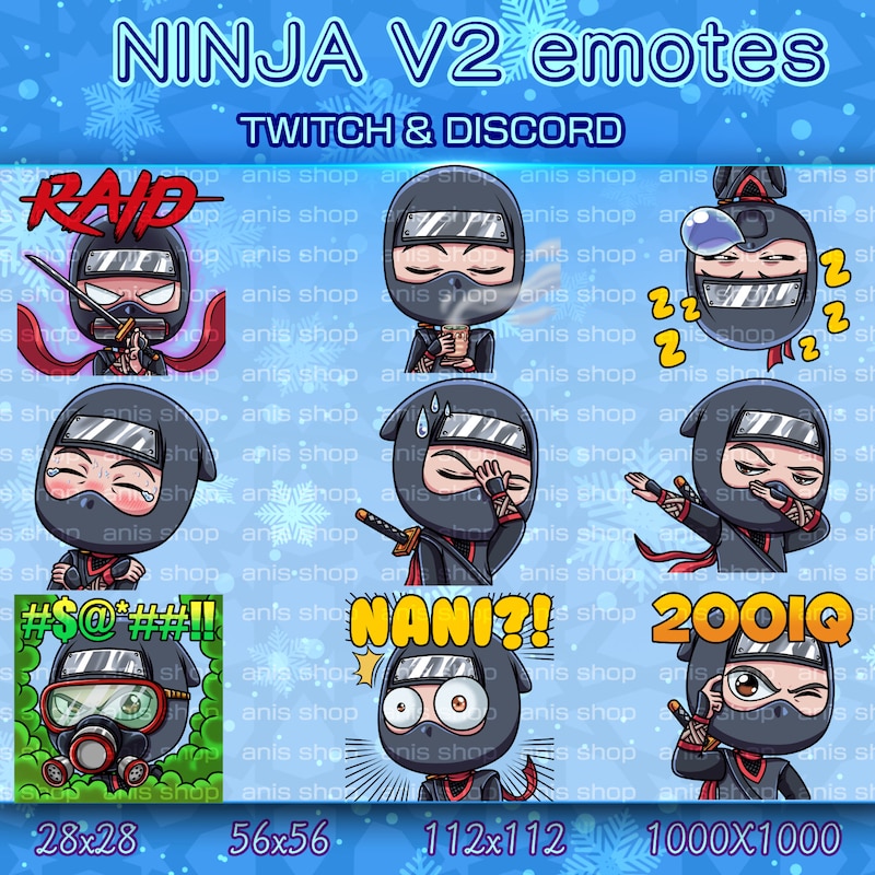 Discord Ninja Emoji - Etsy UK