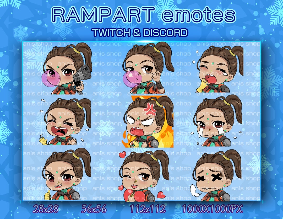 Apex Legends RAMPART Emotes/ Apex Legends RAMPART Cute/ Apex Legends ...