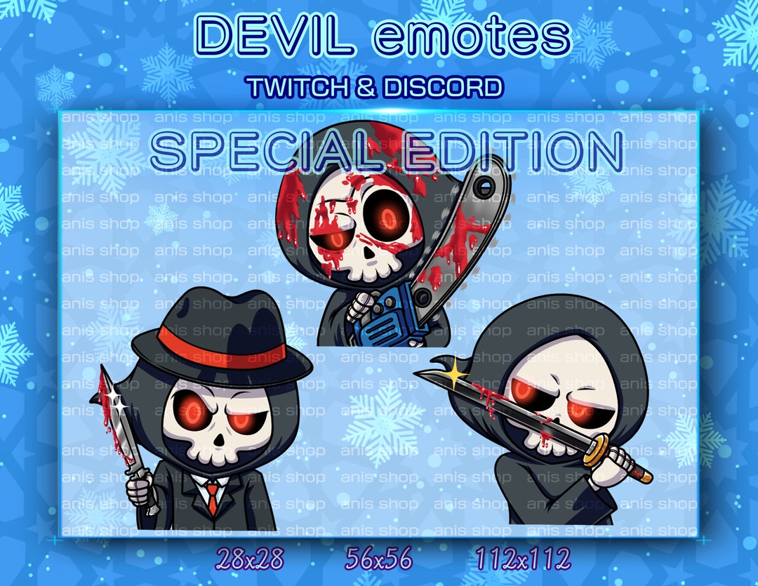 Grim Reaper Emotes/ Grim Reaper Chibi Limited Edition/ Emotes Discord ...