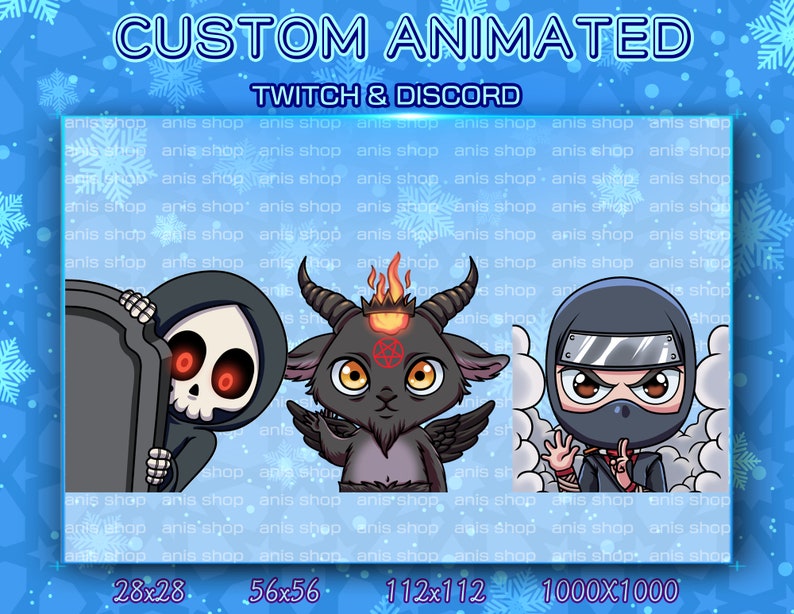 Custom Animated Emotes Twitch/ Emotes Bundle/ Create Emotes/ Emotes ...