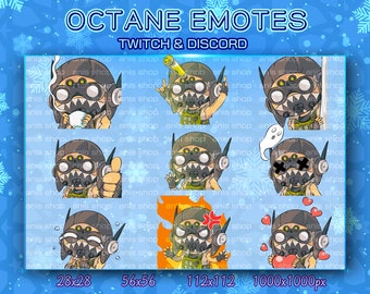 Octane Apex Legends Emotes, Octane Apex Legends Chibi, Apex Legends ...