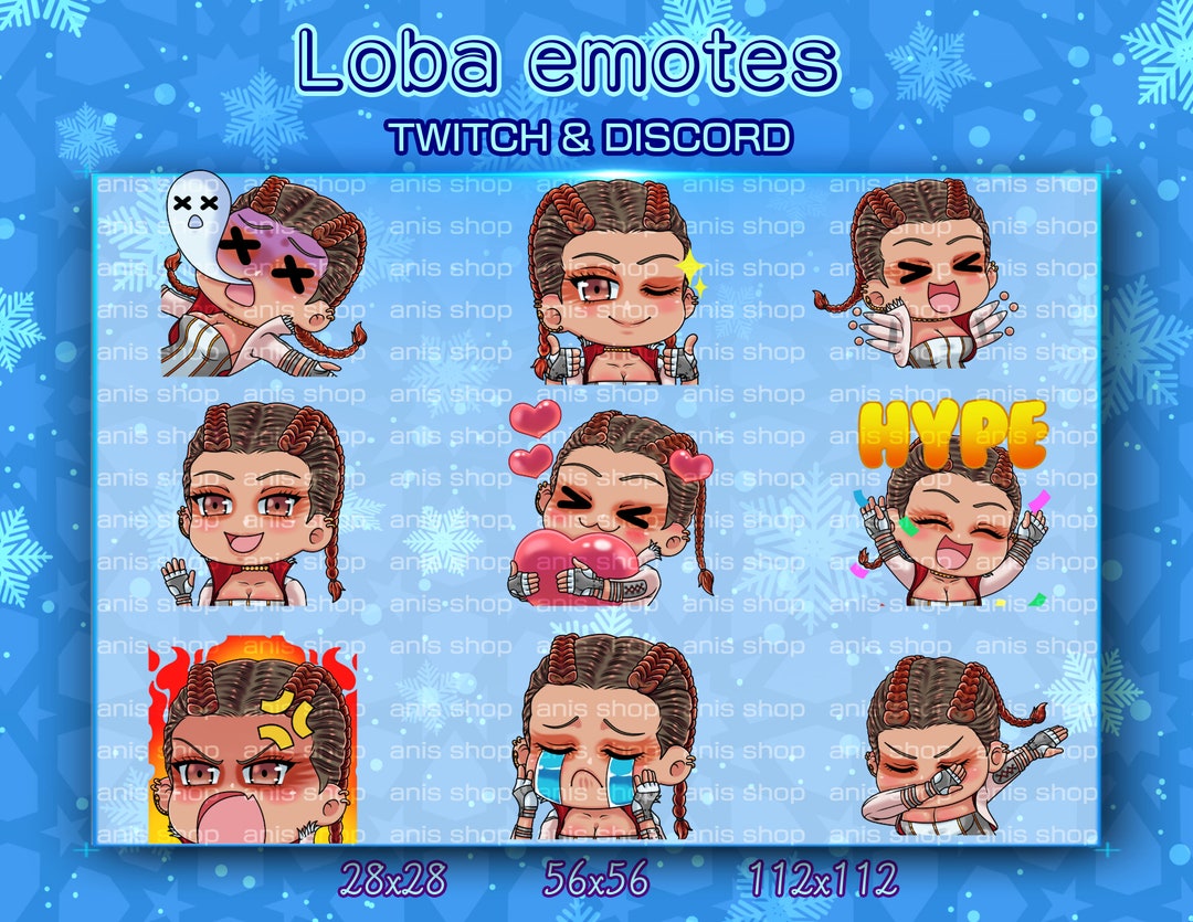 Apex Legends Loba Emotes/ Apex Legends Loba Cute/ Apex Legends Loba ...