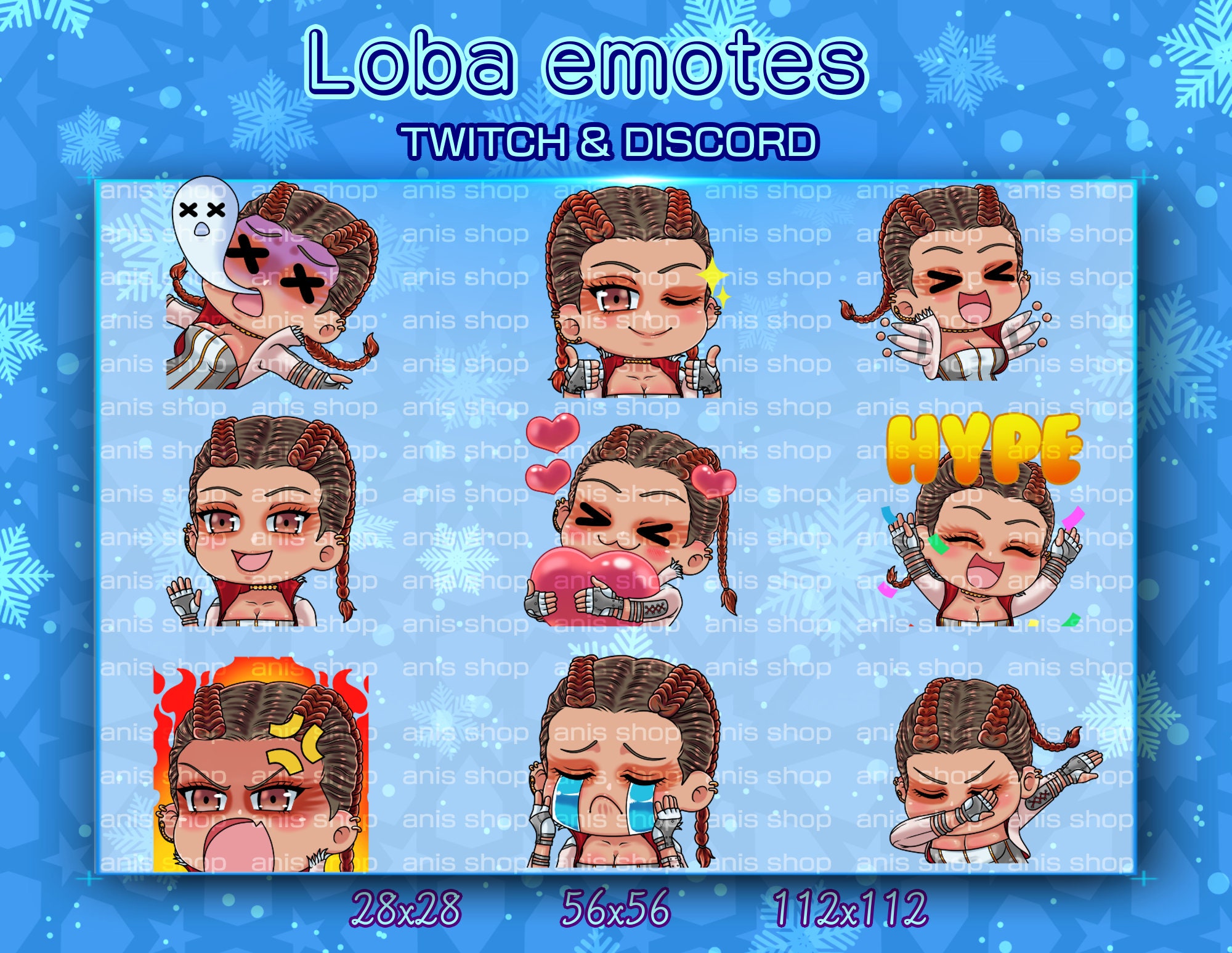 Apex Legends Loba Emotes/ Apex Legends Loba Cute/ Apex Legends Loba ...