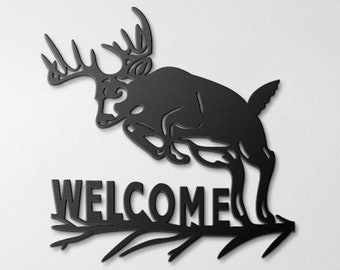 Welcome Hunters Sign - Etsy