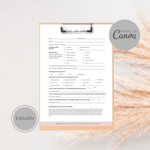 Micro-needling, Client Consent Form, Skin & Facial Consent Form ...