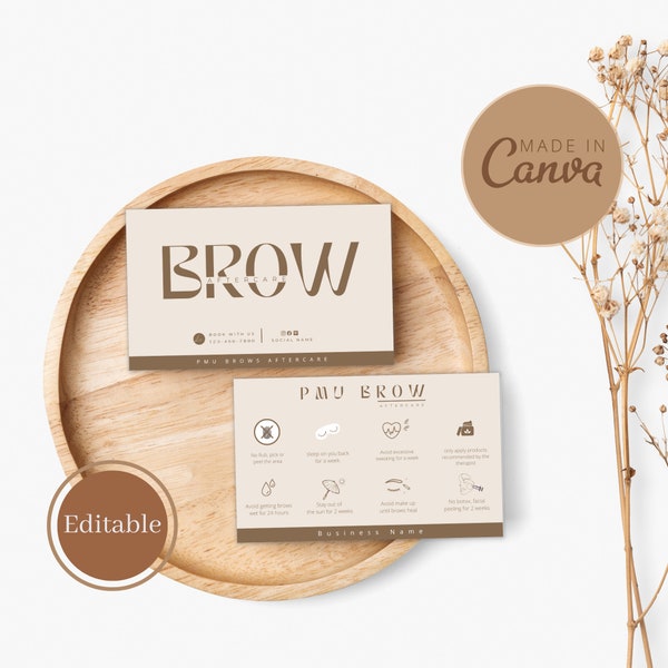 Pmu Business Cards Template - Etsy