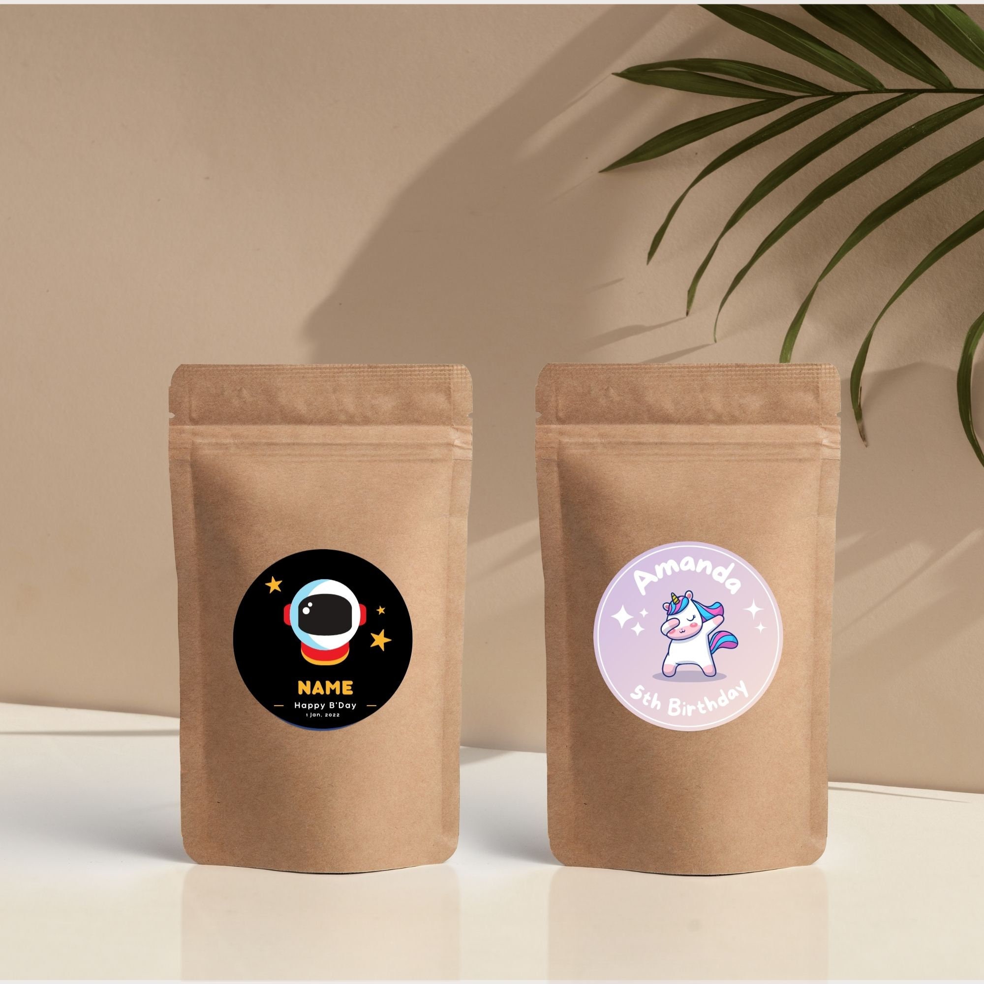 Astro Birthday Stickers Name Stickers Personalisedkid - Etsy