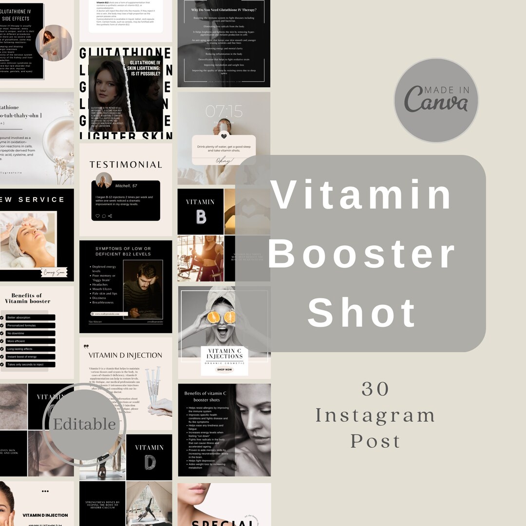 Vitamin Boosters, Vitamin Injections, IV Infusions, Aesthetician ...