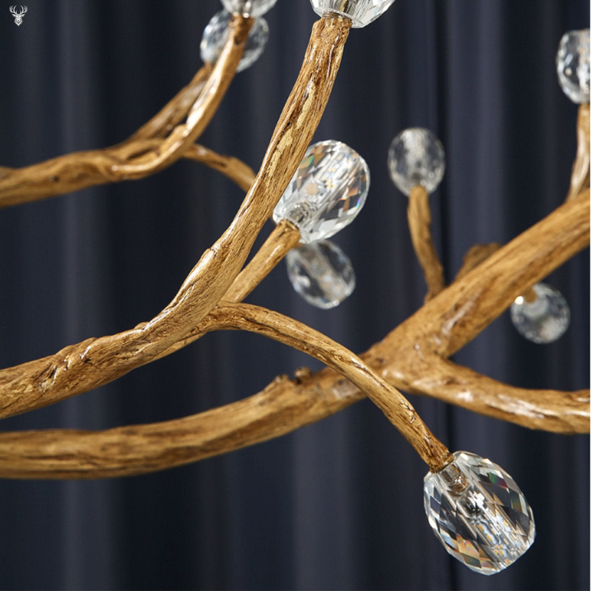 Luxury Tree Branch Crystal Chandelier Lighting, Nordic Minimalist ...