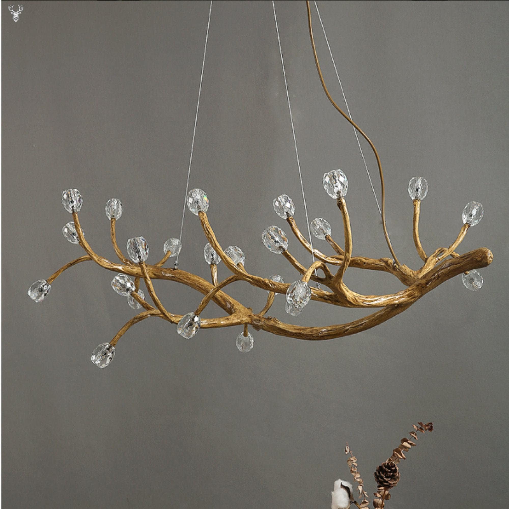 Luxury Tree Branch Crystal Chandelier Lighting, Nordic Minimalist ...