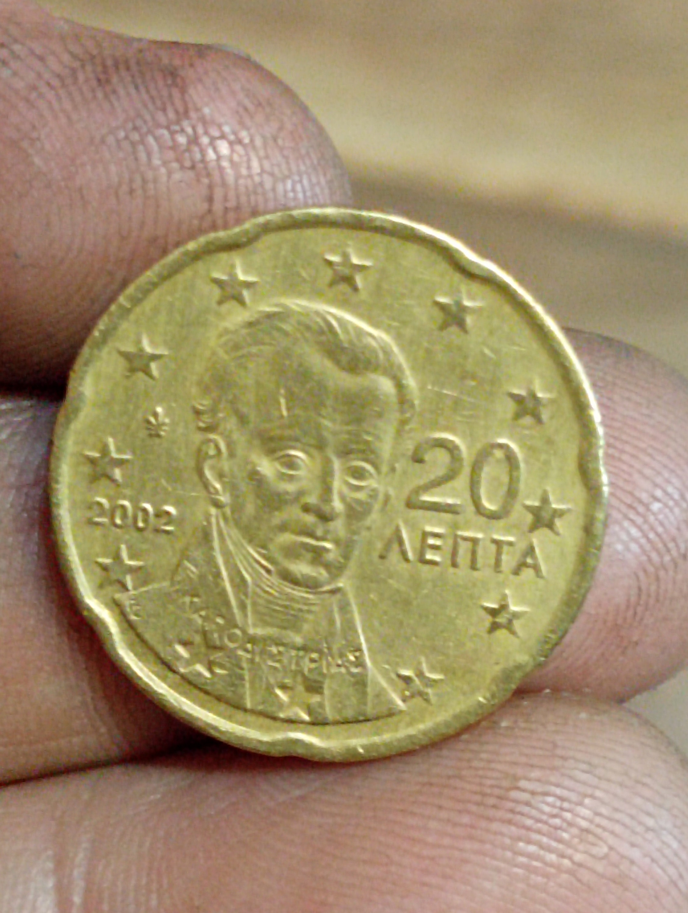 Sprzedam monete 20 euro cent 2002 r Letta grecja - Etsy Polska
