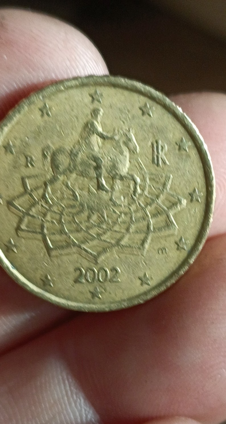 I Am Selling a 50 Euro Cent Coin 2002 Italy - Etsy