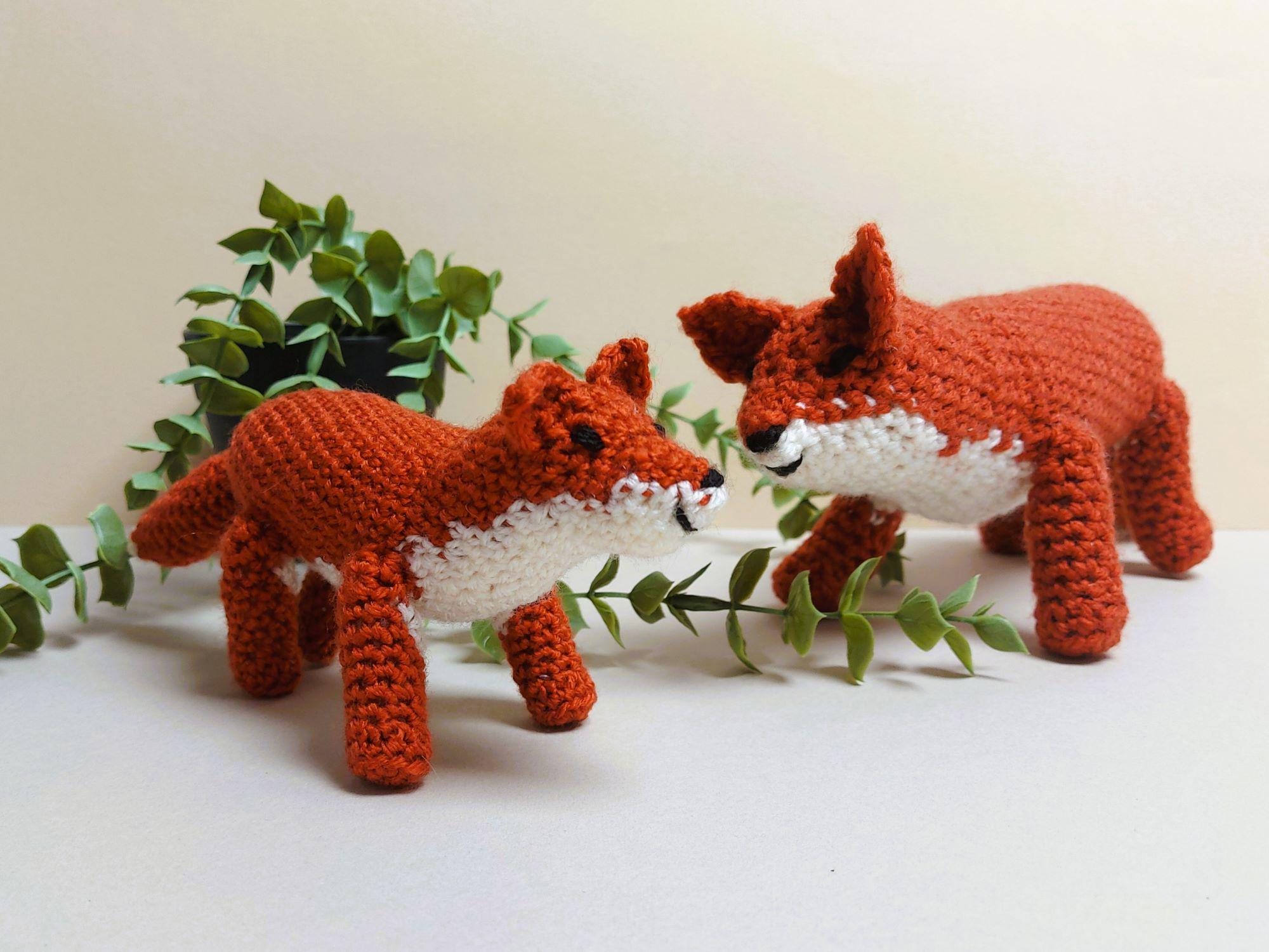 Red Fox Crochet Pattern, Red Fox Amigurumi Pattern, Easy Crochet ...