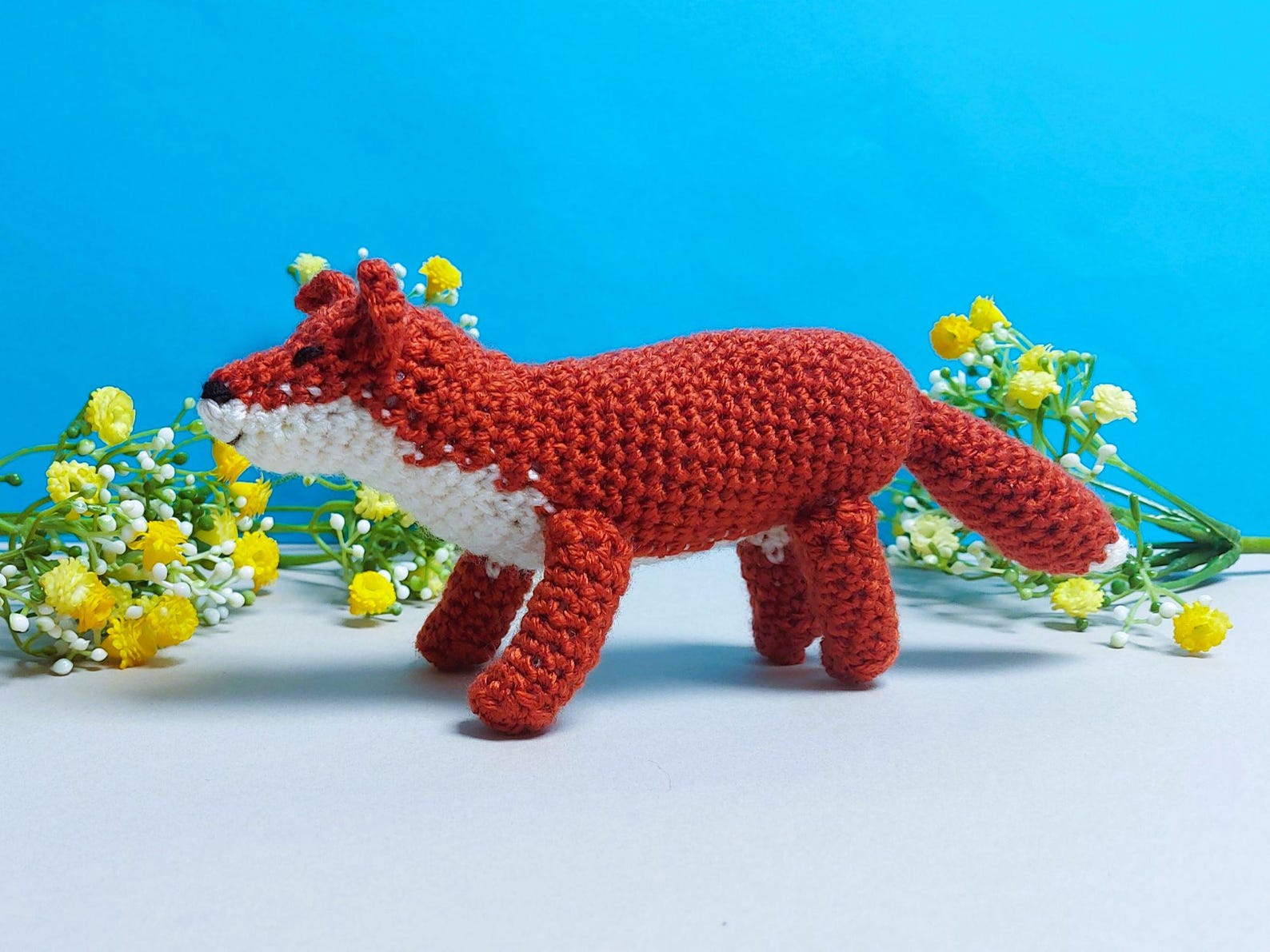Red Fox Crochet Pattern, Red Fox Amigurumi Pattern, Easy Crochet ...