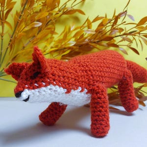 Red Fox Crochet Pattern, Red Fox Amigurumi Pattern, Easy Crochet ...