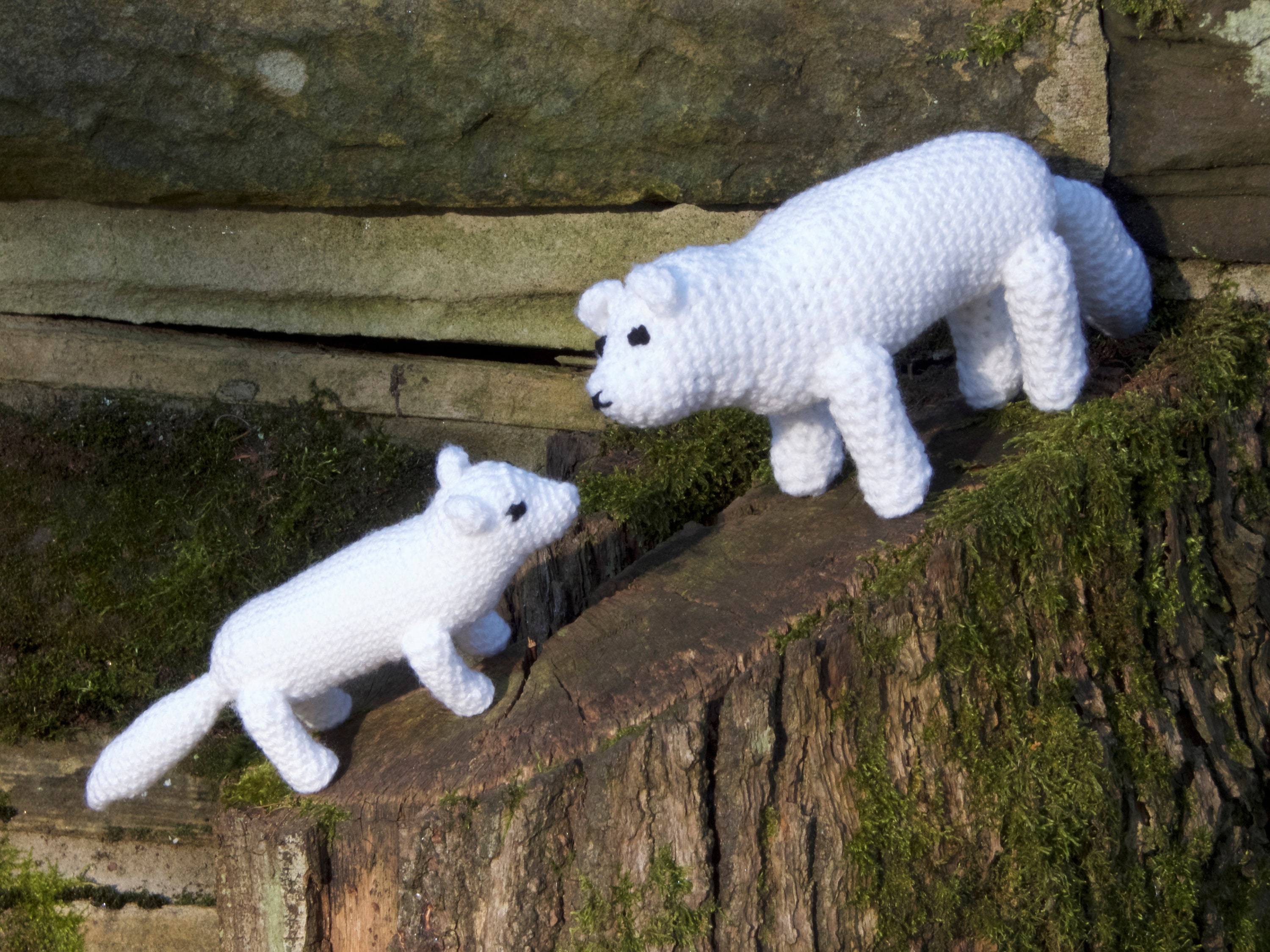 Crochet Arctic Fox Amigurumi Arctic Fox - Etsy