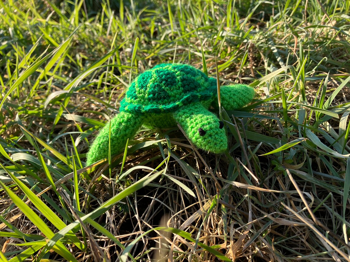Turtle Crochet Pattern, Turtle Amigurumi Pattern, Easy Crochet Pattern ...