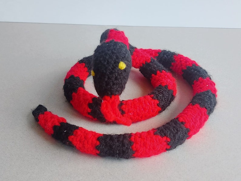 Snake Crochet Pattern: Amigurumi Animal (PDF Pattern) - Etsy