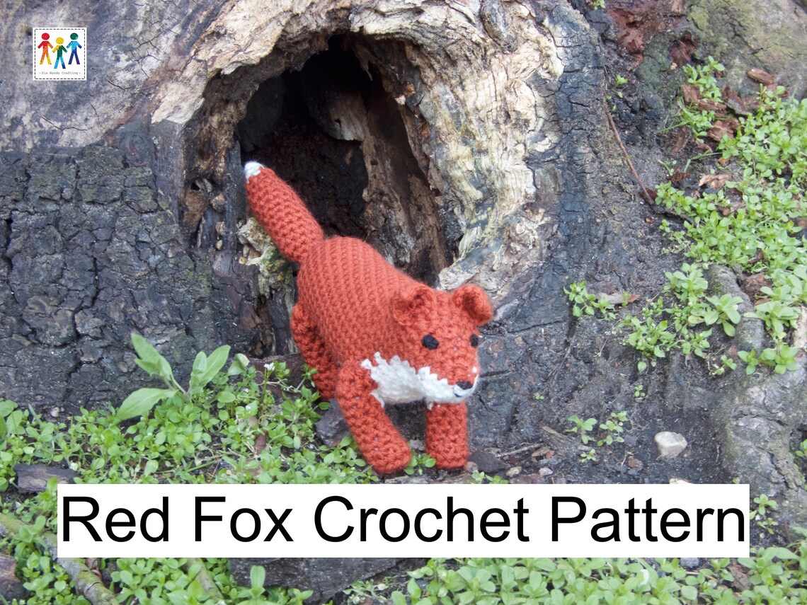 Red Fox Crochet Pattern Red Fox Amigurumi Pattern Easy - Etsy UK