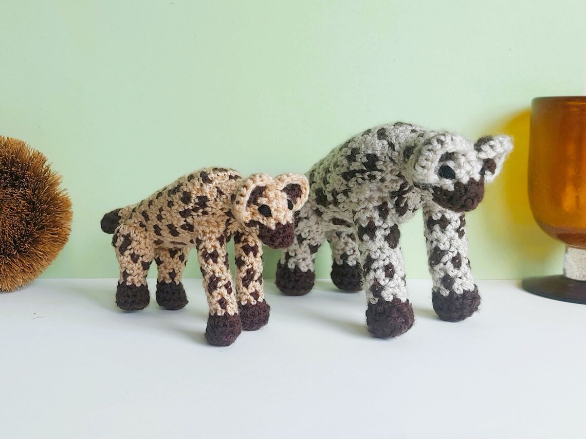 Spotted Hyena Crochet Pattern, Spotted Hyena Amigurumi Pattern, Easy ...