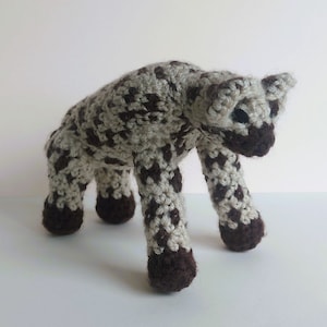 Spotted Hyena Crochet Pattern, Spotted Hyena Amigurumi Pattern, Easy ...