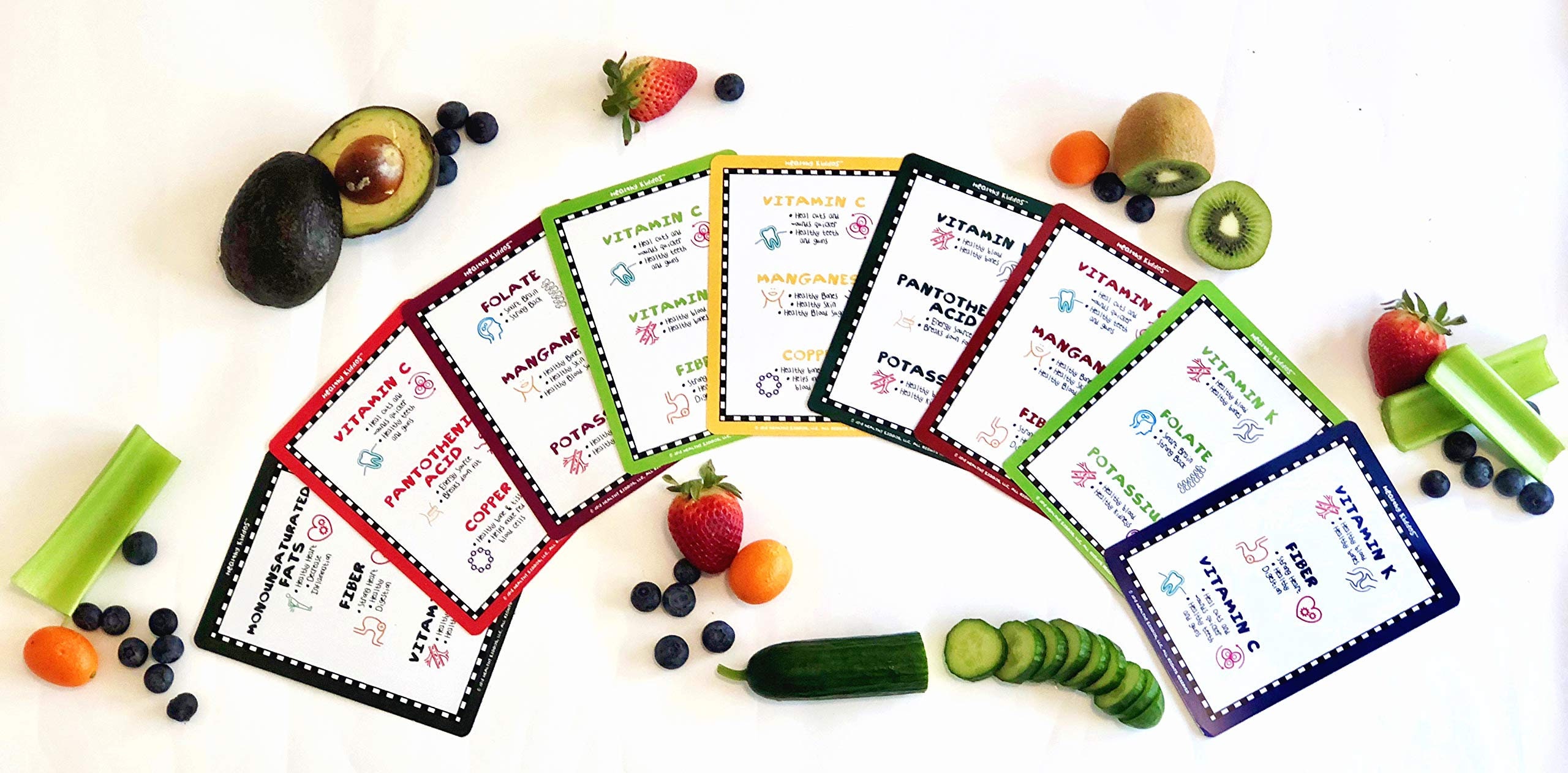 Printable Fruit and Vegetable Flash Cards for Kids - Etsy