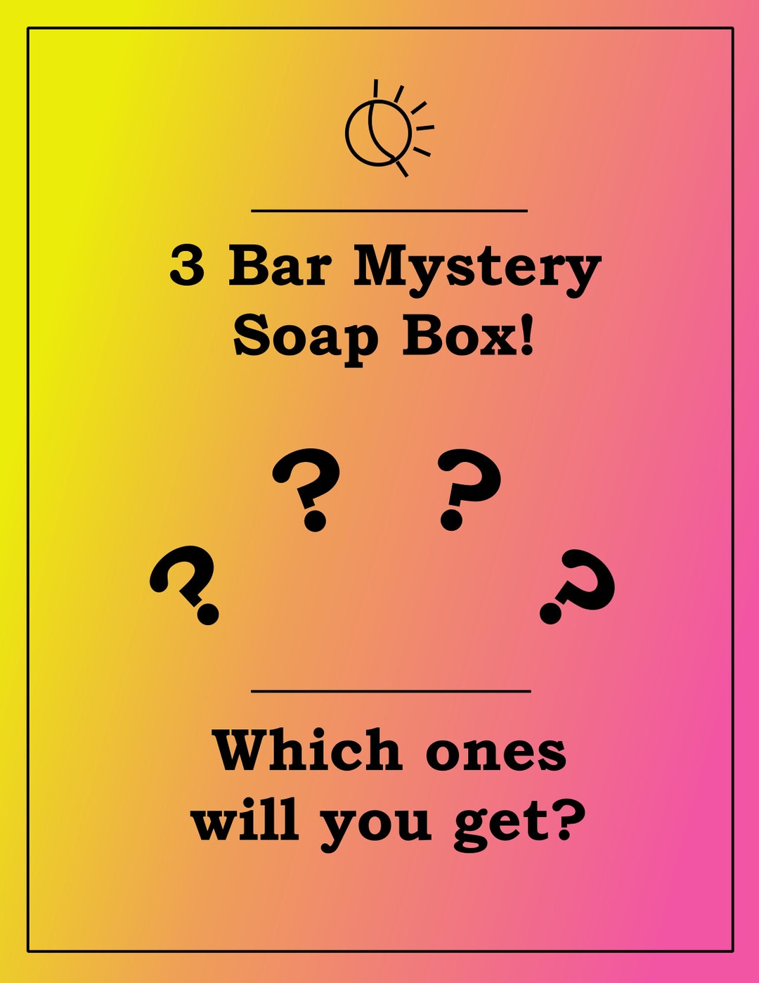 3 Bar Mystery Cold Process Soap Box - Etsy