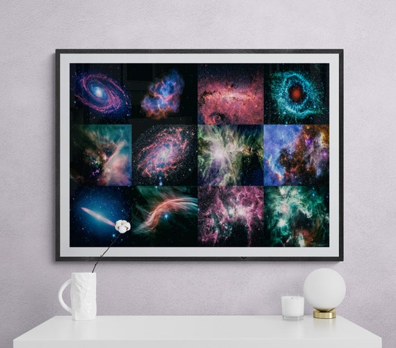 Poster Printing Galaxies Space Image Artistic Hubble - Etsy