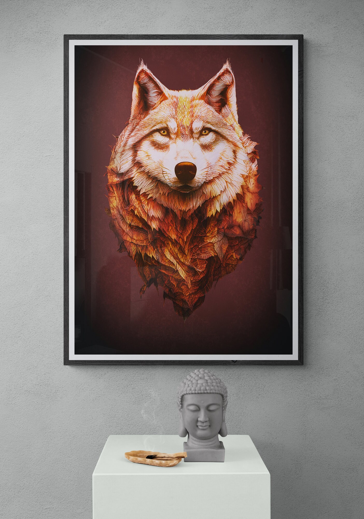 Red Wolf Poster, High Quality Printing, Nature Art, Home Decoration ...