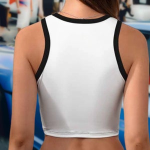 I Love BLACK BULLS Women's Cropped Slim Racer Tank Top, Top Queen off ...