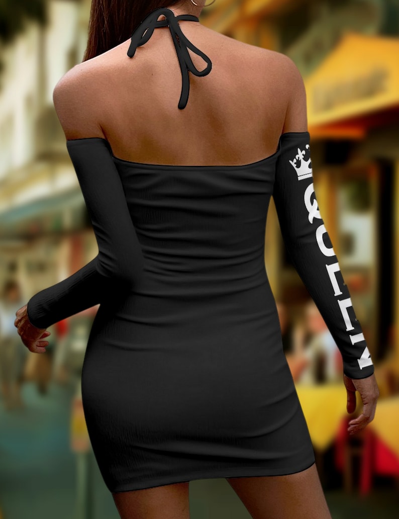 Halterneck QUEEN OF SPADES Dress Slut Clothing Cuckolding - Etsy