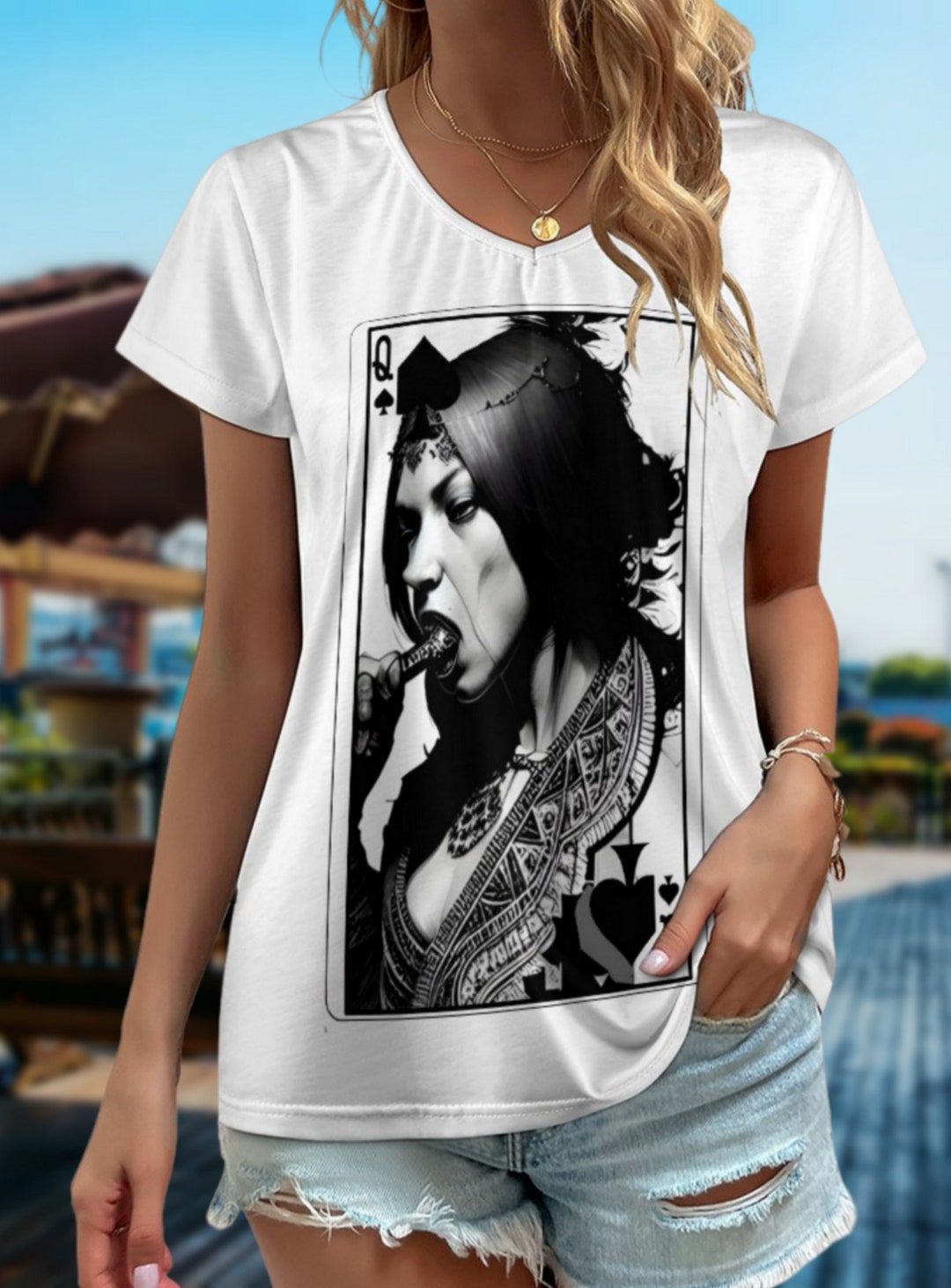 QUEEN of SPADES Tshirt, Queen off Spades Tshirt, Qos T-shirt,bbc T ...