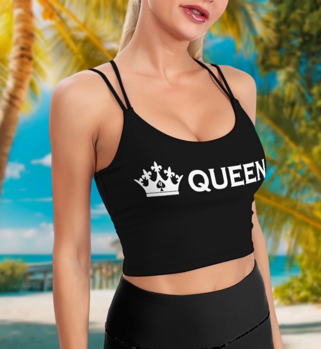 BBC ONLY Women's Cropped Top , 16 Colors, Top Queen off Spades, Qos T-shirt, Bbc Cuckold T-shirt ...