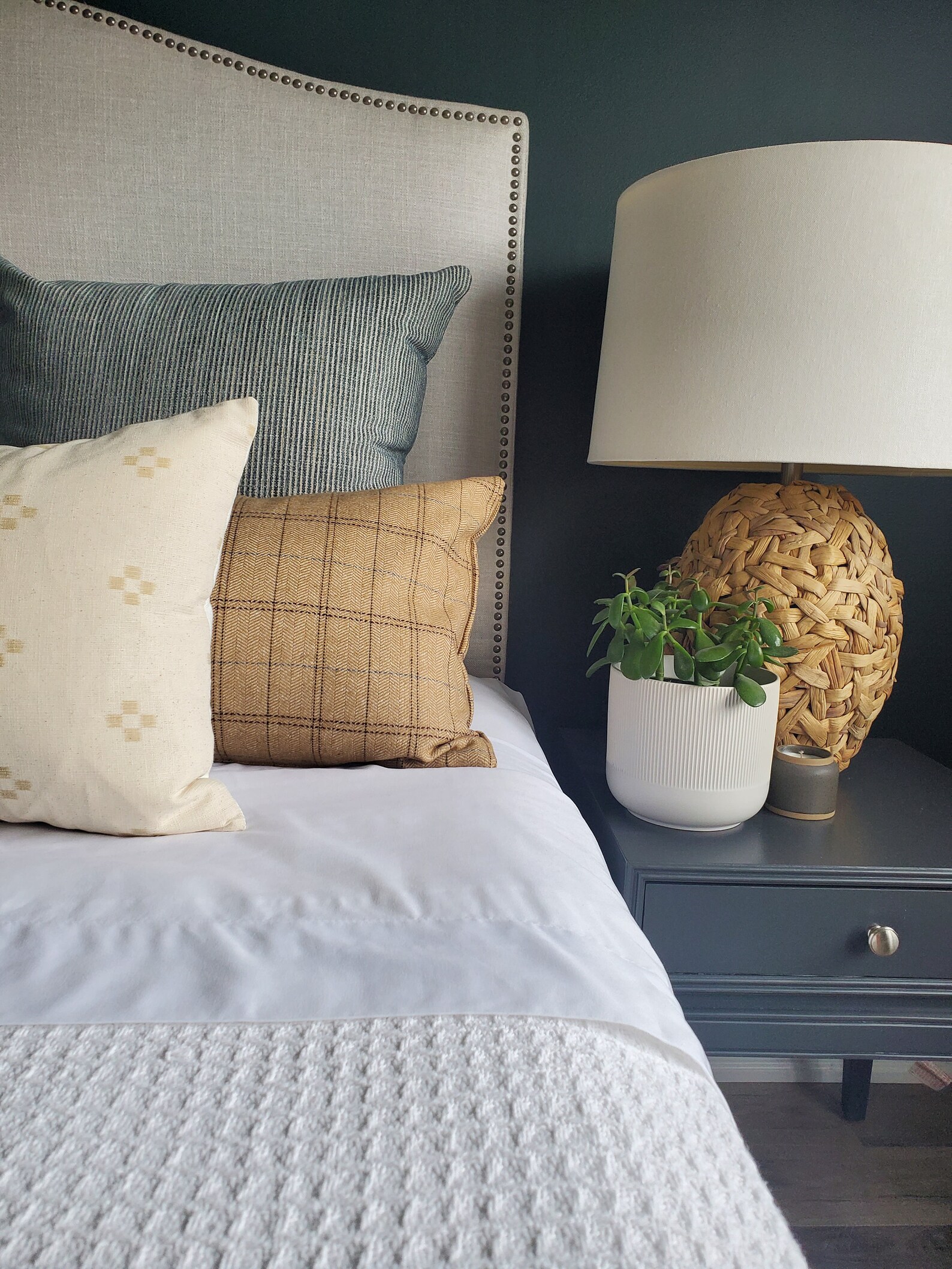 Brown Tan Plaid Windowpane Pillow Cover | Caramel Brown Cushion ...