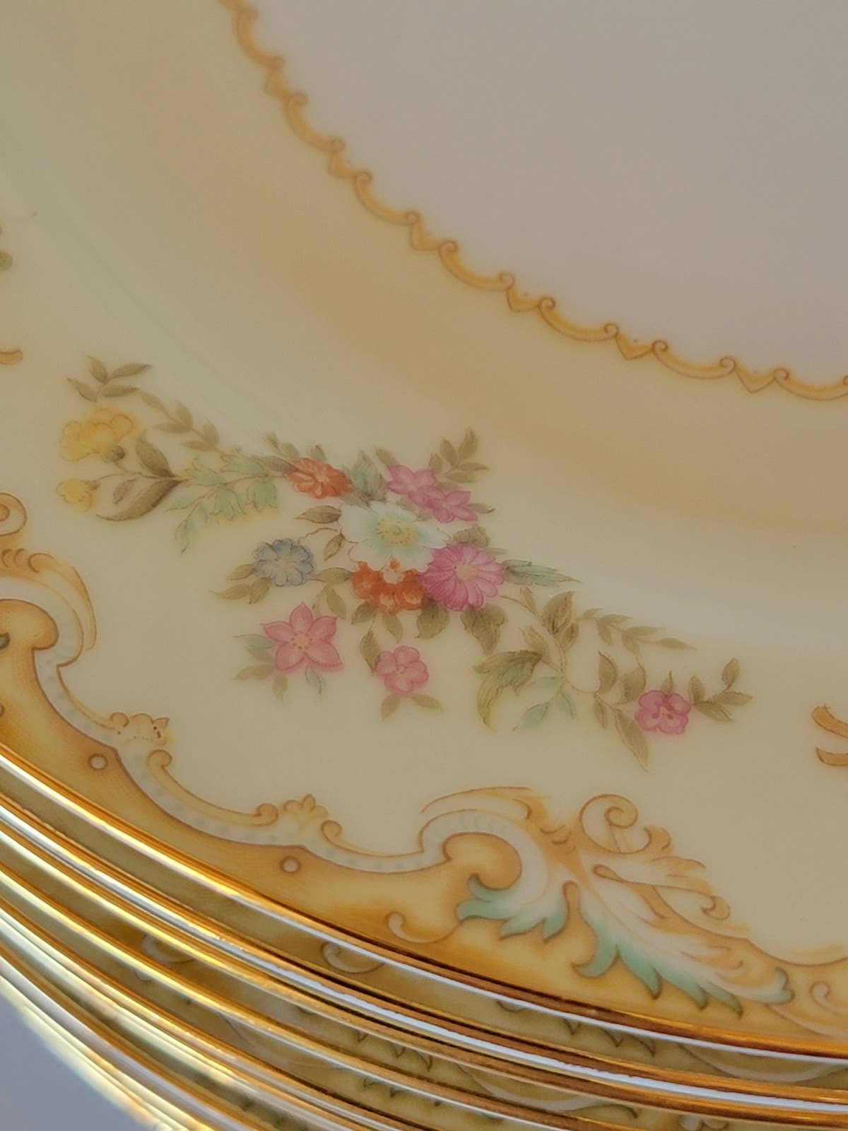 Vintage Noritake Bone China Japan 12 Dinner Plates "m" 1933 - Etsy