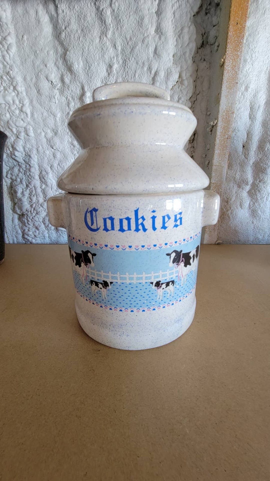 Large Vintage Country Rustic Milk Jug Shaped Cookie Jar - Etsy